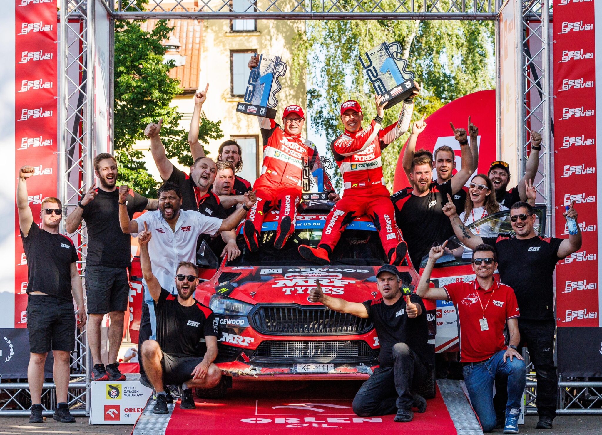 Team MRF Tyres clinches the FIA ERC 2025 Team Championship in Croatia ...