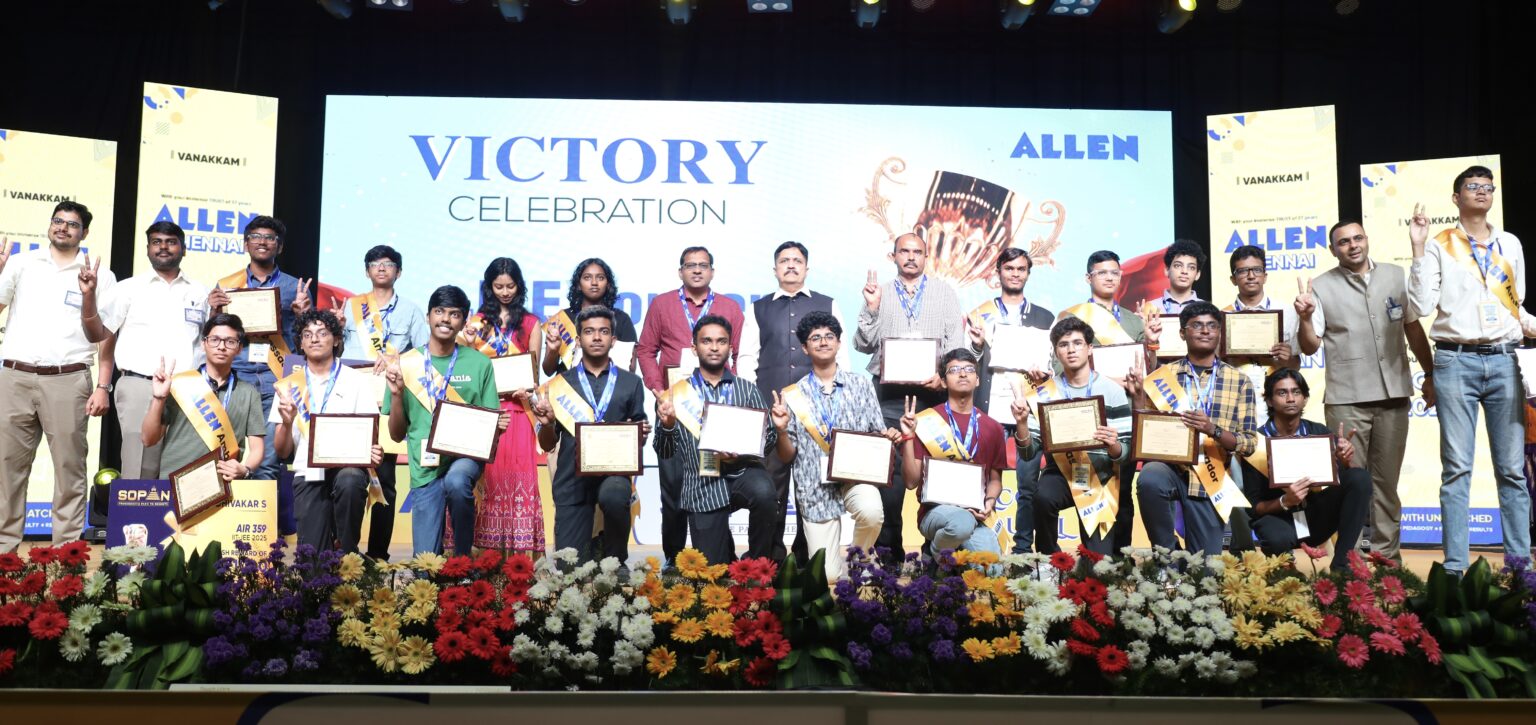 ALLEN Career Institute Hosts SOPAN 2025, Celebrating Chennai’s Top ...
